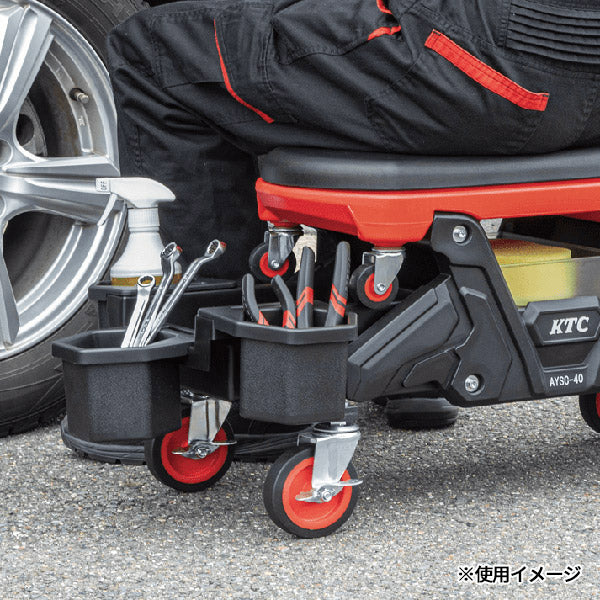 KTC AYSC-40用キャスター (ロック付き)(AYSC-40-1)(4989433777696) 京都機械工具