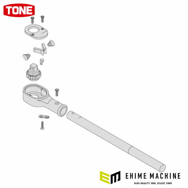 TONE RK－471N ラチェットハンドルリペアキット (RK-471N)(4953488306620) トネ