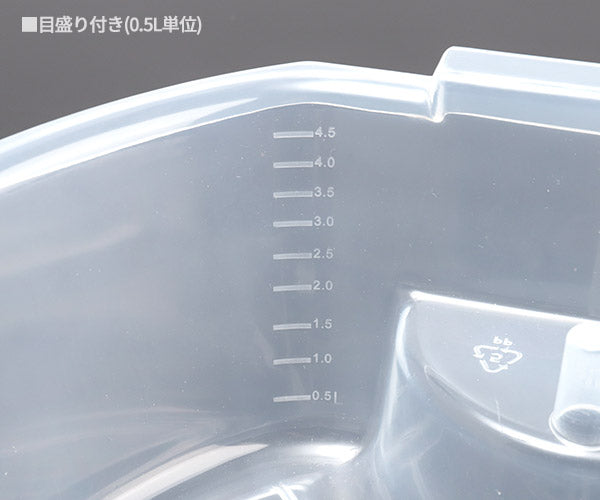 SIGNET 47339 クリア オイルドレンパン 4.5L シグネット 外側からも液量が確認できる透明仕様 メモリ付き 耐熱100度