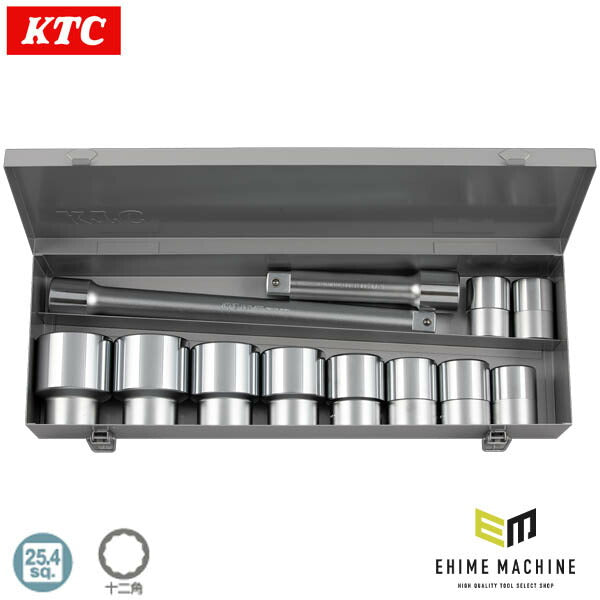 KTC (25.4SQ) ソケットセット 12点 (TB812)(4989433176949) 京都機械工具